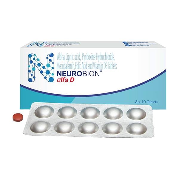 Buy NEUROBION ALFA D Tablet 10's Online at Upto 25% OFF | Netmeds