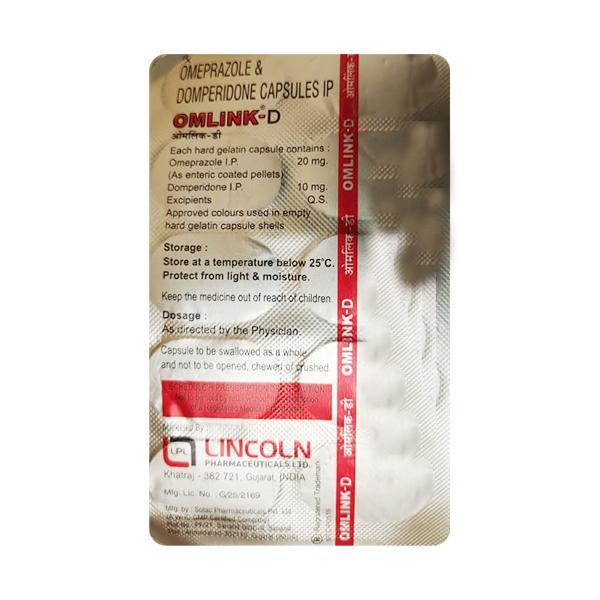 Buy Omlink D Capsule 10'S Online at Upto 25% OFF | Netmeds