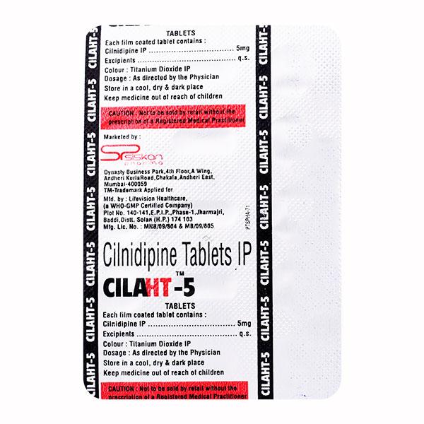 CILAHT 5 Tablet 10's : Price, Uses, Side Effects | Netmeds