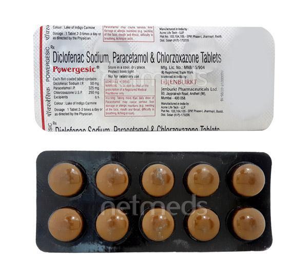 Buy Powergesic Tablet 10'S Online at Upto 25% OFF | Netmeds