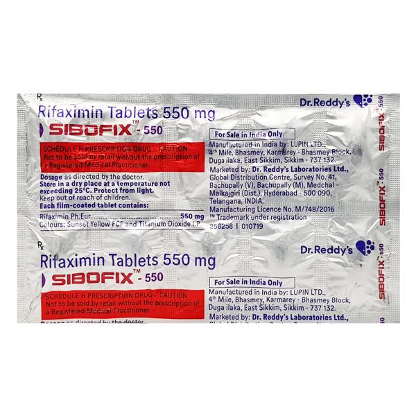 Sibofix 550mg Tablet 10'S Price, Uses, Side effects, Substitutes | Netmeds