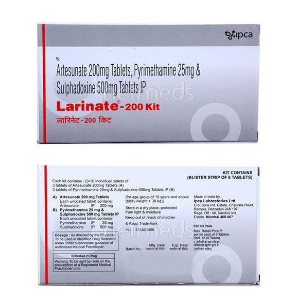 Larinate 200 Kit Tablet 6'S Price, Uses, Side effects, Substitutes ...