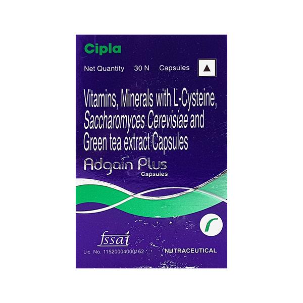 Adgain Plus Capsule 10'S - Buy Medicines online at Best Price from ...
