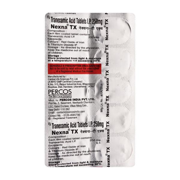 NEXNA TX Tablet 10's Price, Uses, Side effects, Substitutes | Netmeds