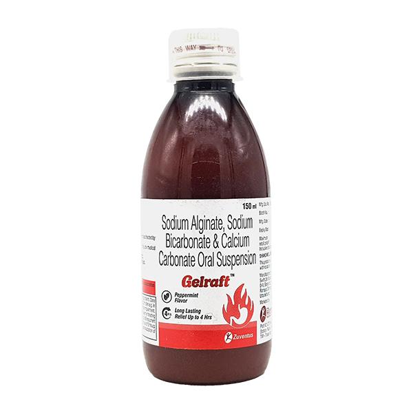 GELRAFT PEPPERMINT FLAVOR Oral Suspension 150ml : Uses, Side Effects ...