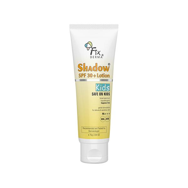 Fixderma Shadow SPF 30 Lotion For Kids 75 gm - Sun Protection for ...