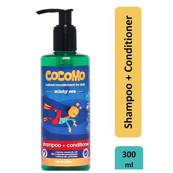 Buy Cocomo Natural Kids Shampoo and Conditioner Minty Fragrance Reduces ...