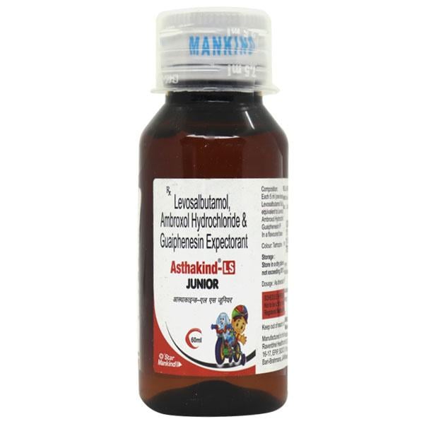 Buy Asthakind LS Junior Expectorant 60ml Online at Upto 25% OFF | Netmeds