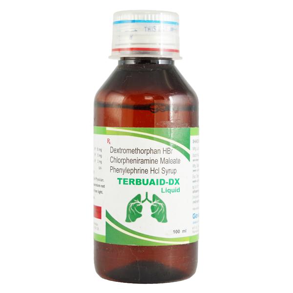 TERBUAID DX Syrup 100ml Price, Uses, Side effects, Substitutes | Netmeds
