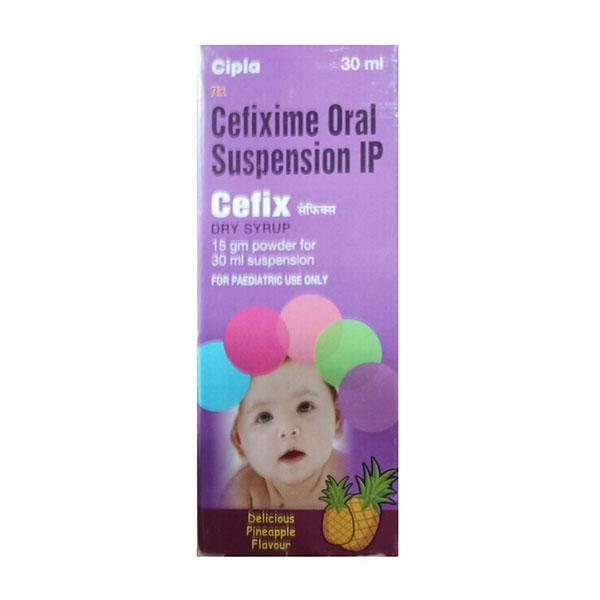 Cefix Delicious Pineapple Flavour Dry Syrup 30ml : Price, Uses, Side ...