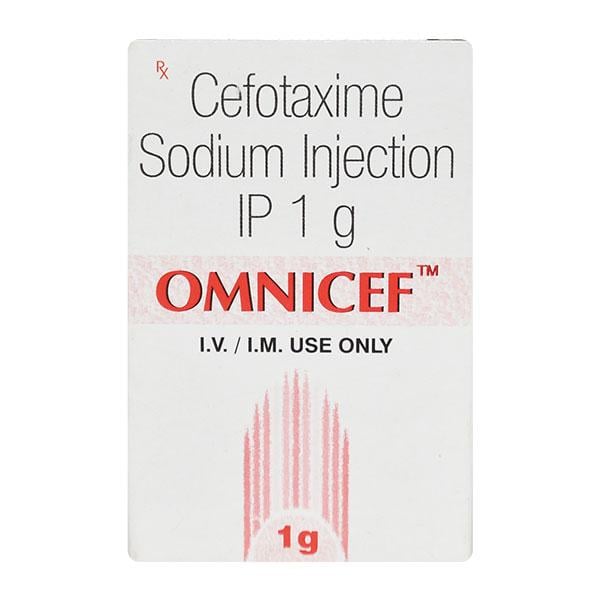 Omnicef 1gm Injection 1's : Price, Uses, Side Effects | Netmeds
