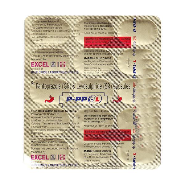 Buy P PPI L Capsule 15's Online at Upto 25% OFF | Netmeds