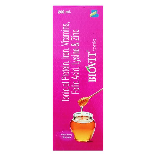BIOVIT HONEY FLAVOUR Tonic 200ml : Uses, Side Effects, Price | Netmeds