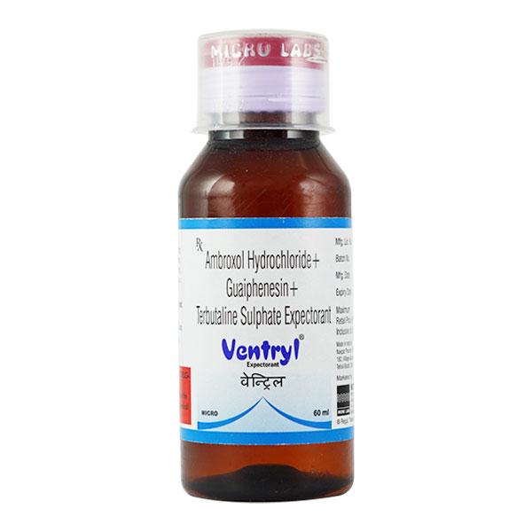 Buy Ventryl Expectorant 60ml Online at Upto 25% OFF | Netmeds