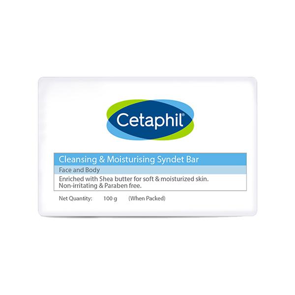 Buy Cetaphil Cleansing Moisturizing Syndet Bar 100 g Online at ...