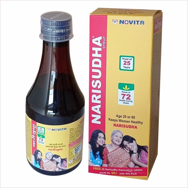 Novita Narisudha Syrup (Free 20 Narisudha Haematinic Tablet Worth Rs 60 ...