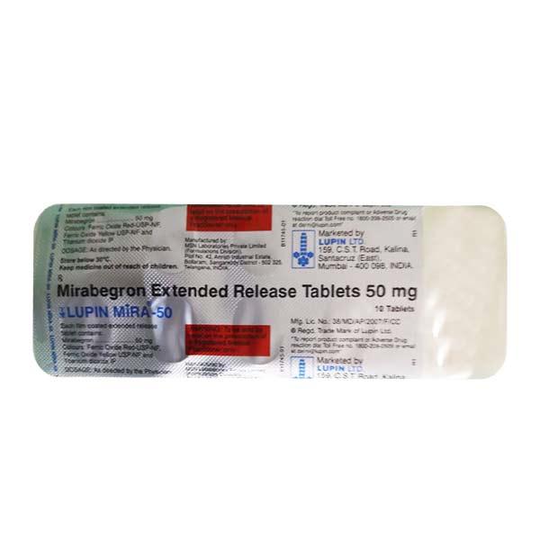 Mira 50mg Tablet 10'S Price, Uses, Side effects, Substitutes | Netmeds