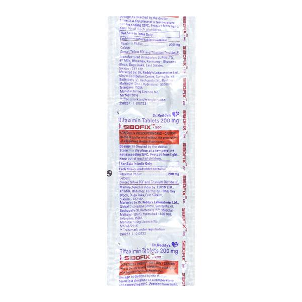 Buy Sibofix 200mg Tablet 10'S Online at Upto 25% OFF | Netmeds