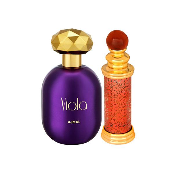 Buy Ajmal Viola EDP Fruity Floral Perfume And Classic Oud Concentrated ...