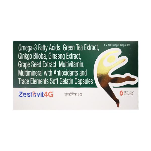ZESTOVIT 4G Capsule 10's Price, Uses, Side effects, Substitutes | Netmeds