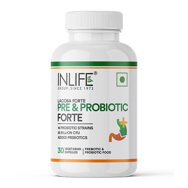 INLIFE Prebiotic and Probiotics Forte Veg Capsules 30's