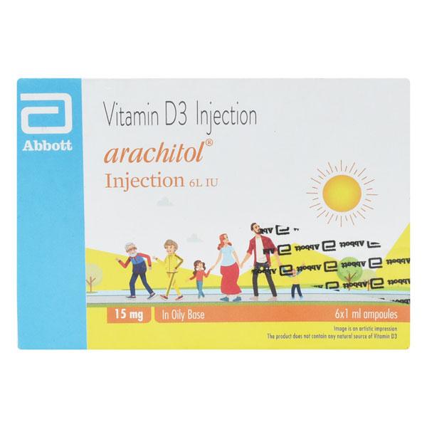 Buy Arachitol 6Lac Injection 6X1Ml Online at Upto 25% OFF | Netmeds
