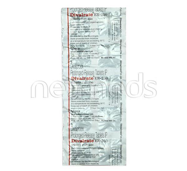 Divalrate ER 250mg Tablet 10'S Price, Uses, Side effects, Substitutes ...