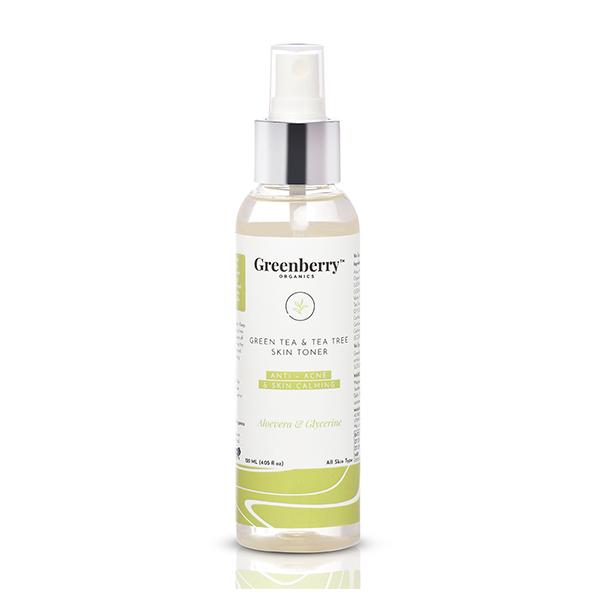 Buy Greenberry Organics Skin Toner - Green Tea & Tea Tree 120 ml Online ...