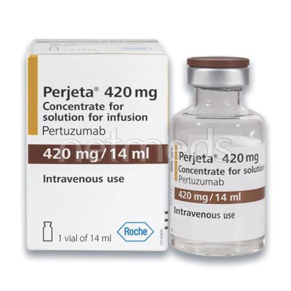 Perjeta 420mg Injection 14ml : Uses, Side Effects, Price | Netmeds