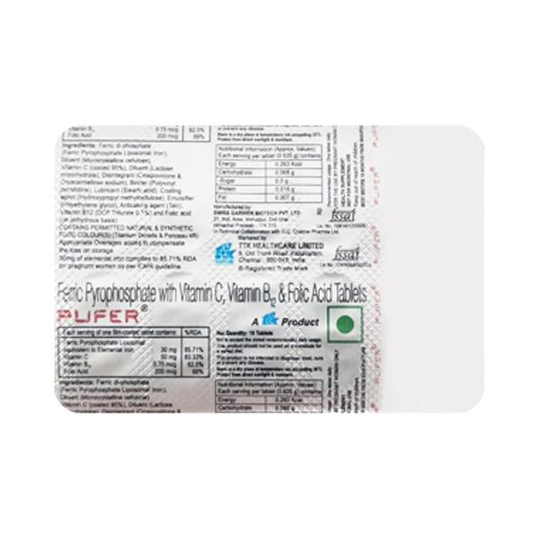 PUFER Tablet 10's Price, Uses, Side effects, Substitutes | Netmeds