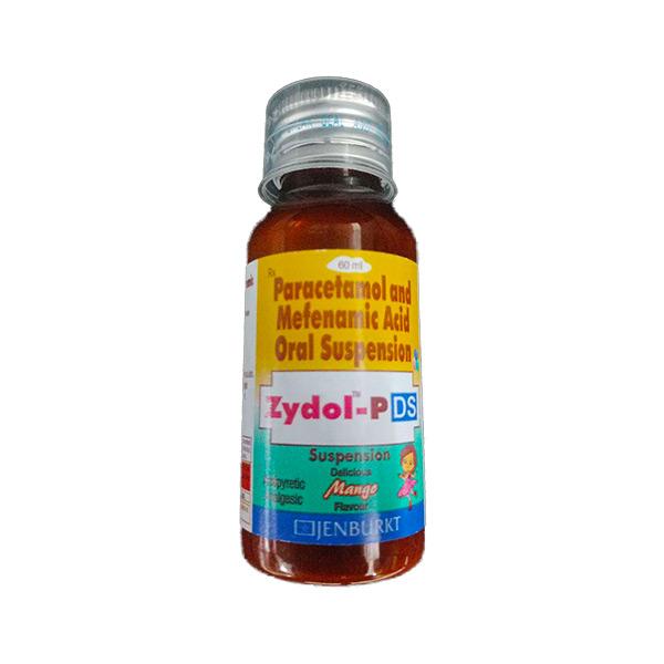 Buy ZYDOL P DS DELICIOUS MANGO FLAVOUR Oral Suspension 60ml Online at ...