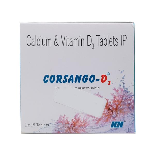 CORSANGO D3 Tablet 15's Price, Uses, Side effects, Substitutes | Netmeds