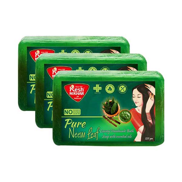 Buy Kesh Nikhar Soap - Neem Leaf (Pack of 3 x 125 gm) Online at ...