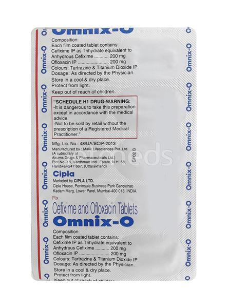 Omnix O Tablet 10'S : Price, Uses, Side Effects | Netmeds
