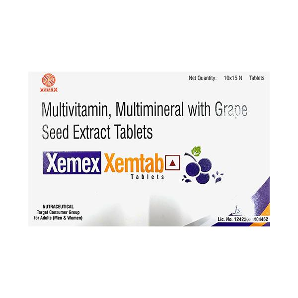 XEMEX XEMTAB Tablet 15's Price, Uses, Side effects, Substitutes | Netmeds
