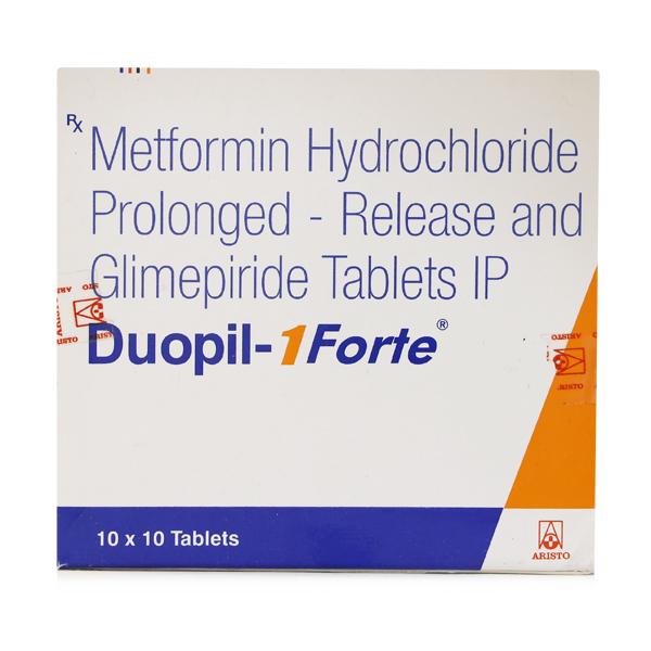 Duopil Forte 1 Tablet 10'S : Price, Uses, Side Effects | Netmeds
