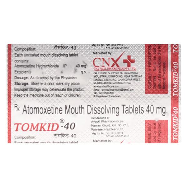 TOMKID 40 Tablet 10's - Price, Uses, Side Effects, and Substitutes ...