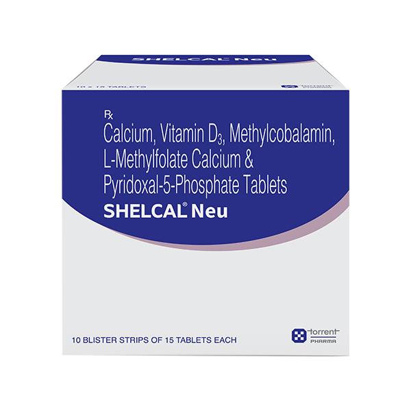 Buy SHELCAL NEU Tablet 15's Online | Netmeds