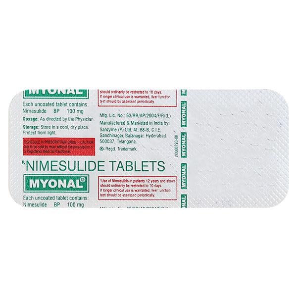 Buy Myonal Tablet 10'S Online at Upto 25% OFF | Netmeds