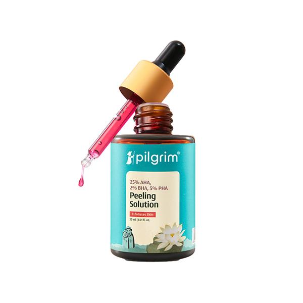 Buy Pilgrim 25% AHA, 2% BHA, 5% PHA Peeling Solution 30 ml Online at ...