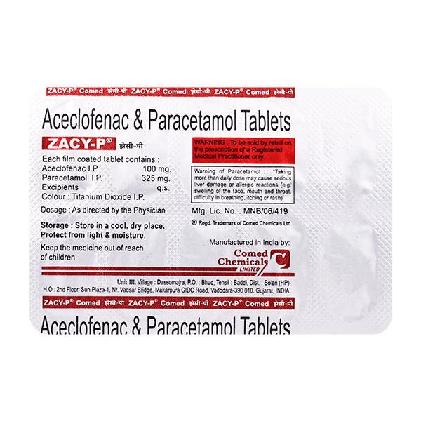 Buy Zacy P Tablet 10'S Online at Upto 25% OFF | Netmeds