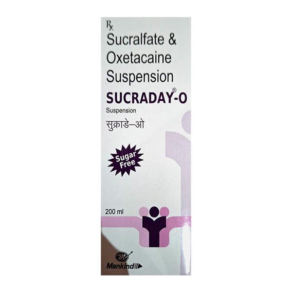 SUCRADAY O SUGAR FREE Suspension 200ml Price, Uses, Side effects ...