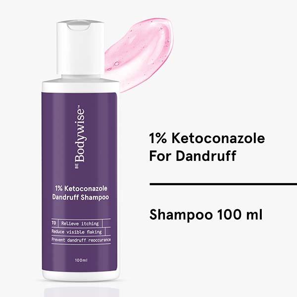 Buy Be Bodywise 1% Ketoconazole Anti Dandruff Shampoo 100 ml Online at ...