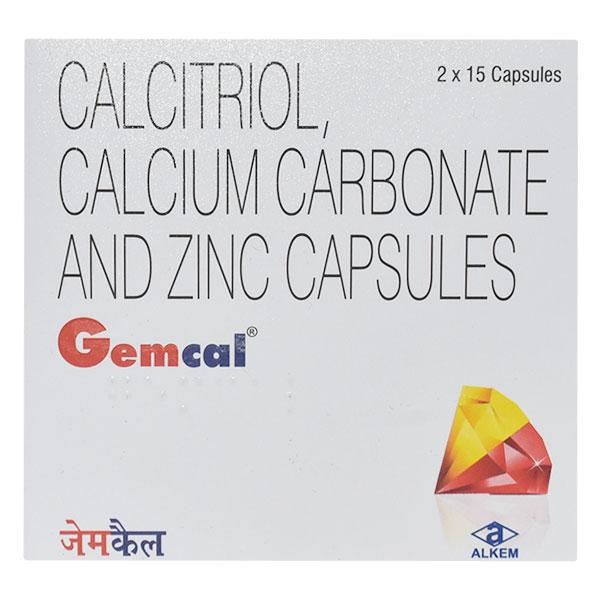 Gemcal Capsule 15'S - Price, Uses, Side Effects | Netmeds