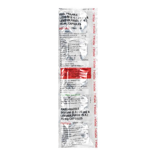 Pepcia L Capsule 10'S Price, Uses, Side effects, Substitutes | Netmeds