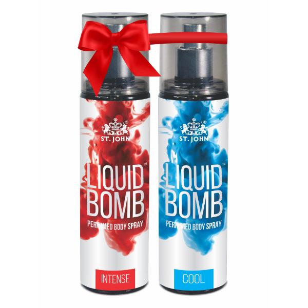 Buy St. John Liquid Bomb Intense Body Spray 150 ml + Liquid Bomb Cool ...