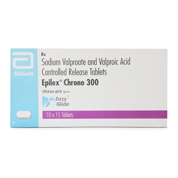 EPILEX CHRONO 300mg Tablet 15's Price, Uses, Side effects, Substitutes ...
