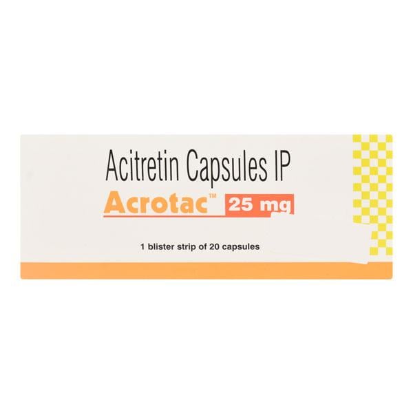 Buy Acrotac 25mg Capsule 20'S Online at Upto 25% OFF | Netmeds