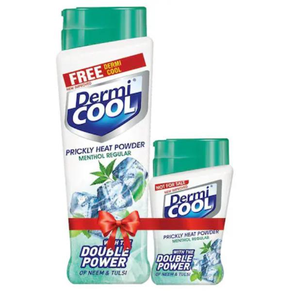 Dermi Cool Prickly Heat Powder - Menthol Regular 150 gm With Free Dermi ...