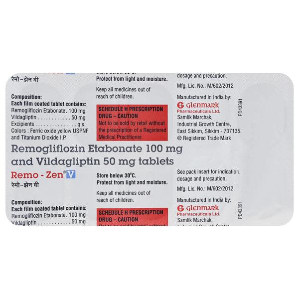 Buy REMOZEN V Tablet 10's Online at Upto 25% OFF | Netmeds